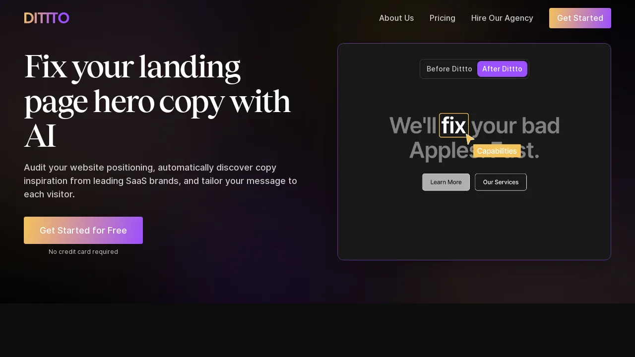 Dittto: The Hero Copy AI - BestofAI